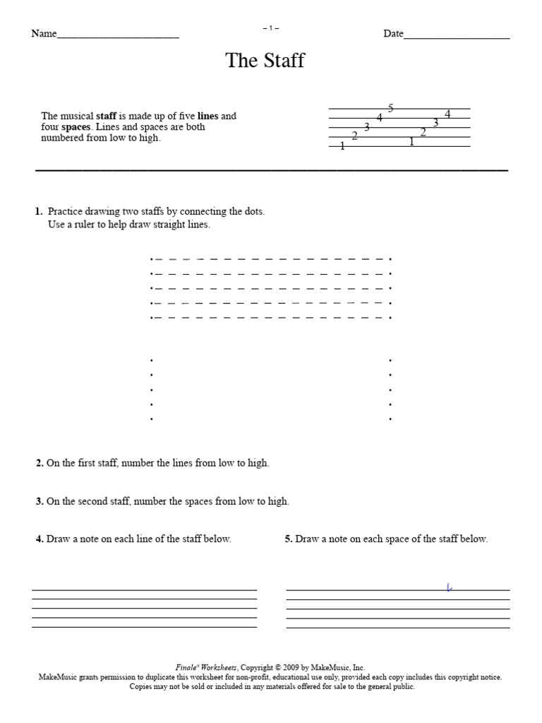 MUS101 Theory Packet | PDF | Clef | Copyright