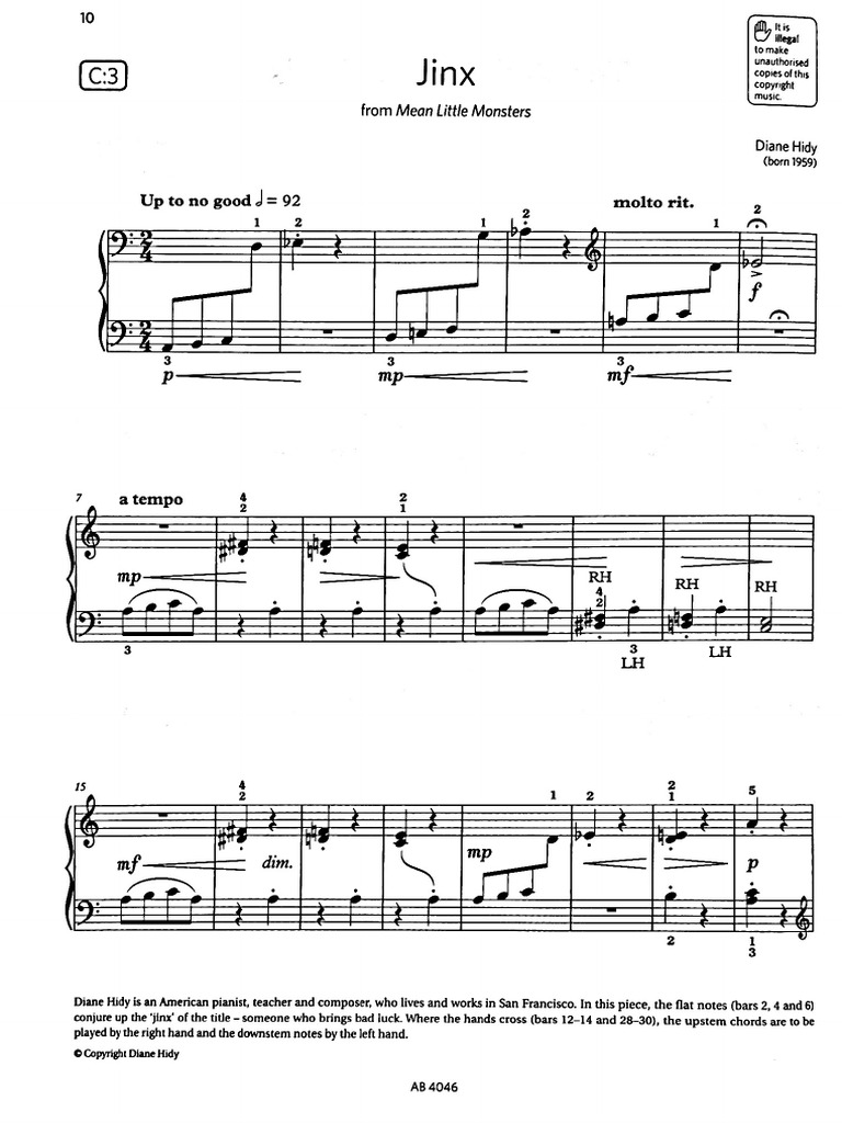 Jinx - Diane Hidy | PDF
