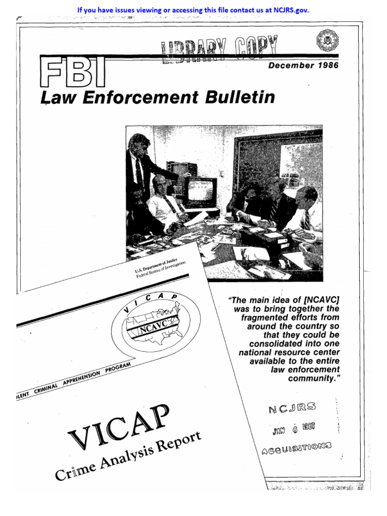 103722-103724NCJRS | PDF | Federal Bureau Of Investigation | American ...