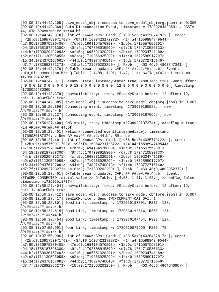 Iwc Dump | PDF | Wireless Networking | Networking