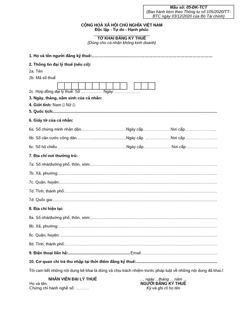 05 - MST Theo Thong Tu 105 | PDF