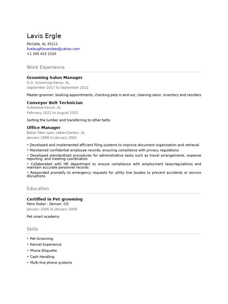 Kykenkee Employment Overview | PDF