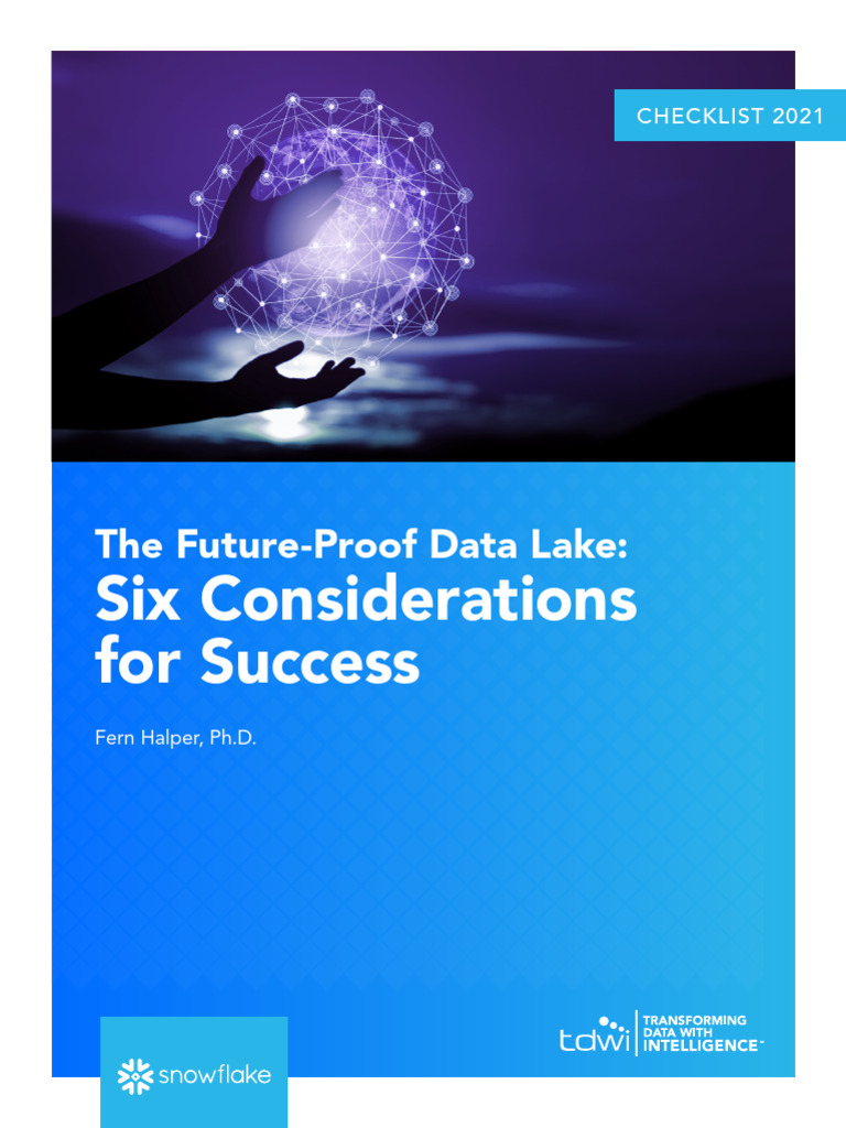 tdwi-checklist-the-future-proof-data-lake-six-considerations-for-success | PDF | Cloud Computing ...