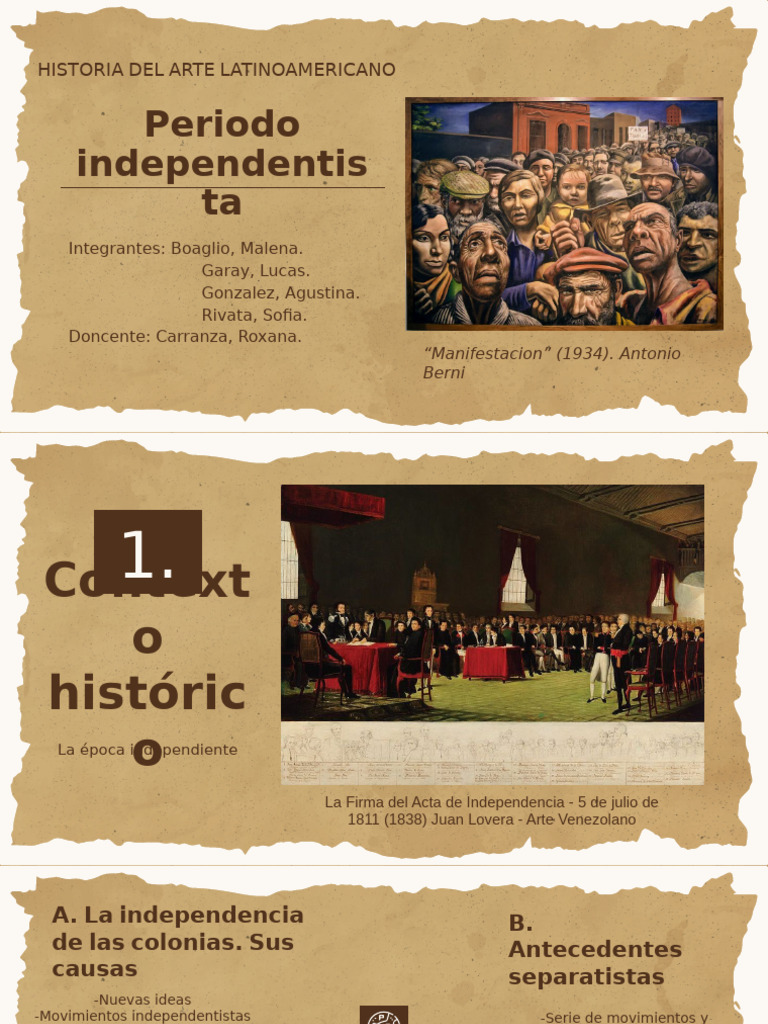 Arte Latinoamericano en la Independencia | PDF | America latina | Pinturas