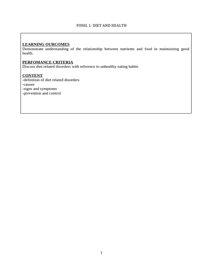 Diet Related Disorders Corrected | PDF | Diabetes | Osteoporosis