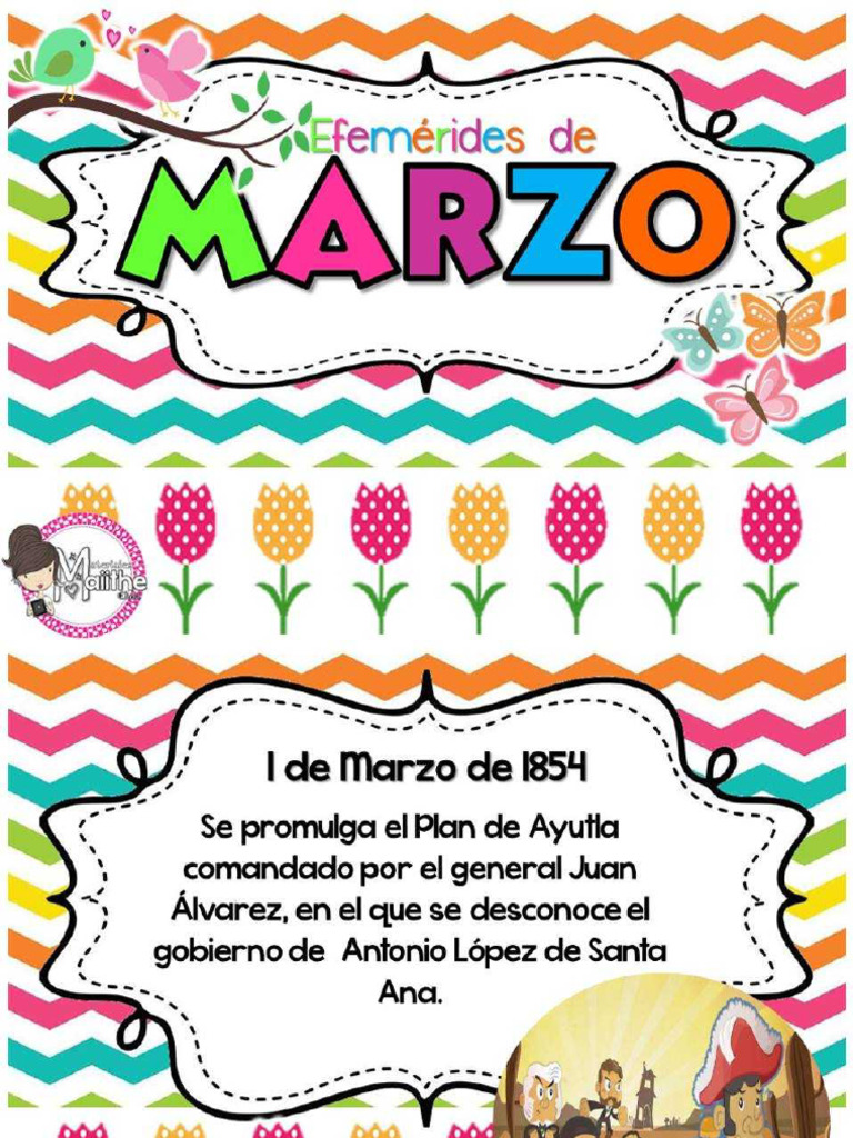 ??efemérides Marzo Diseño 3 | PDF