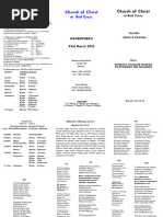 Caleb Chinyadza Tombstone Unveiling Program | PDF