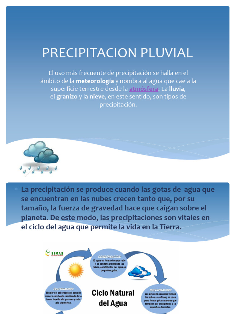 Precipitacion Pluvial - (1) 1188 | PDF | Precipitación | Lluvia