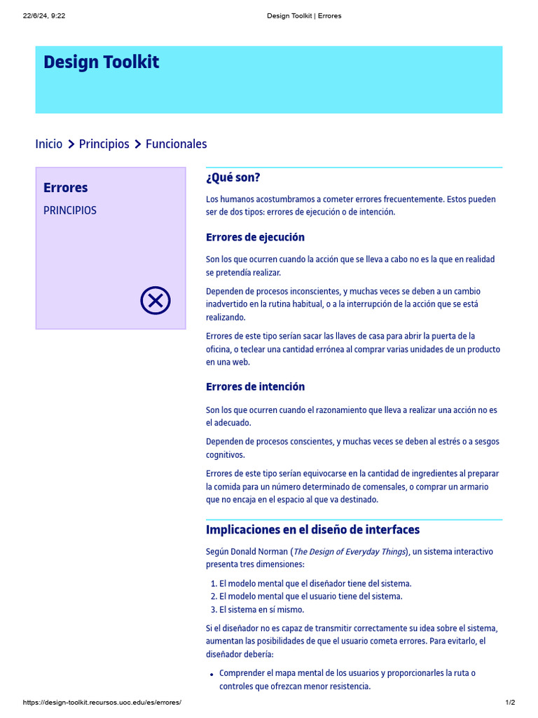 Errores | PDF | Usuario (informática) | Informática