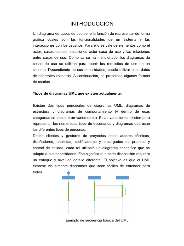 Elaboración de Diagramas y Plantillas para Casos de Uso Del Proyecto. | PDF | Lenguaje de ...