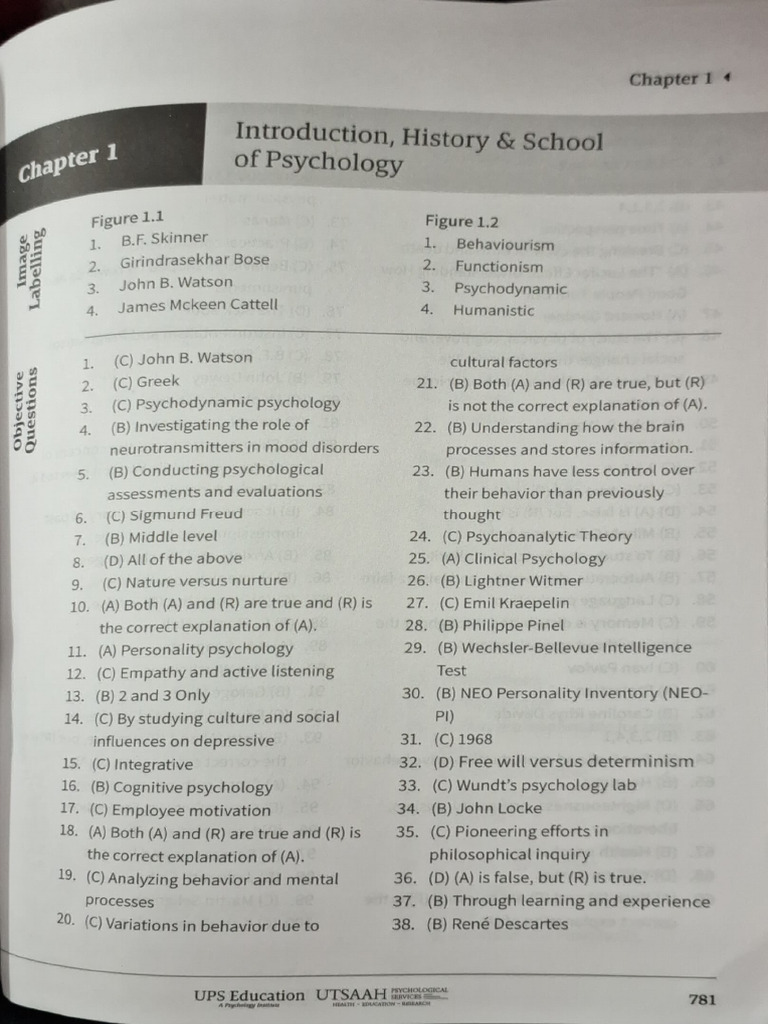 Answer Key Chapterwise | PDF