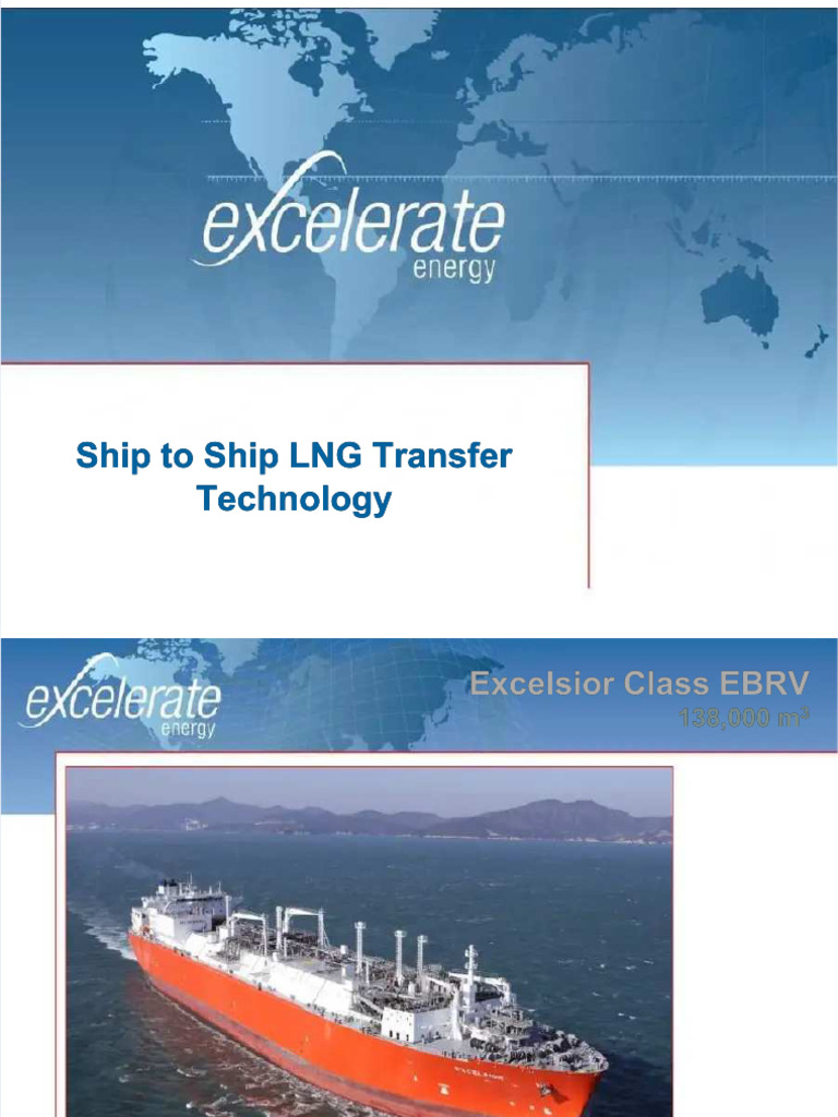 STS LNG Transfer Technology - Excelerate Energy | PDF | Liquefied Natural Gas | Gases