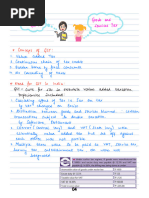 GST Handwritten Notes by CA Krishan Kumar Sir | PDF