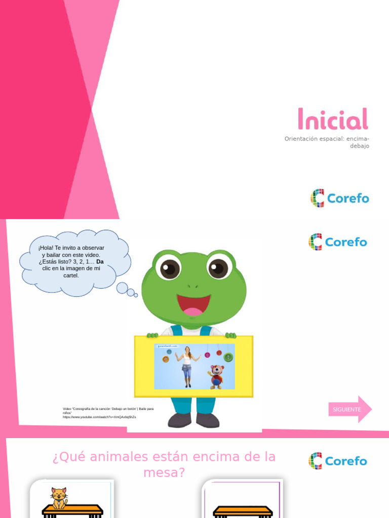 HM Nociones Espaciales - Encima - Debajo | PDF