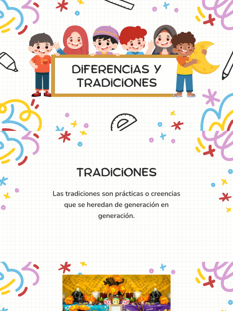 Diapositivas Diferencias y Tradiciones | PDF