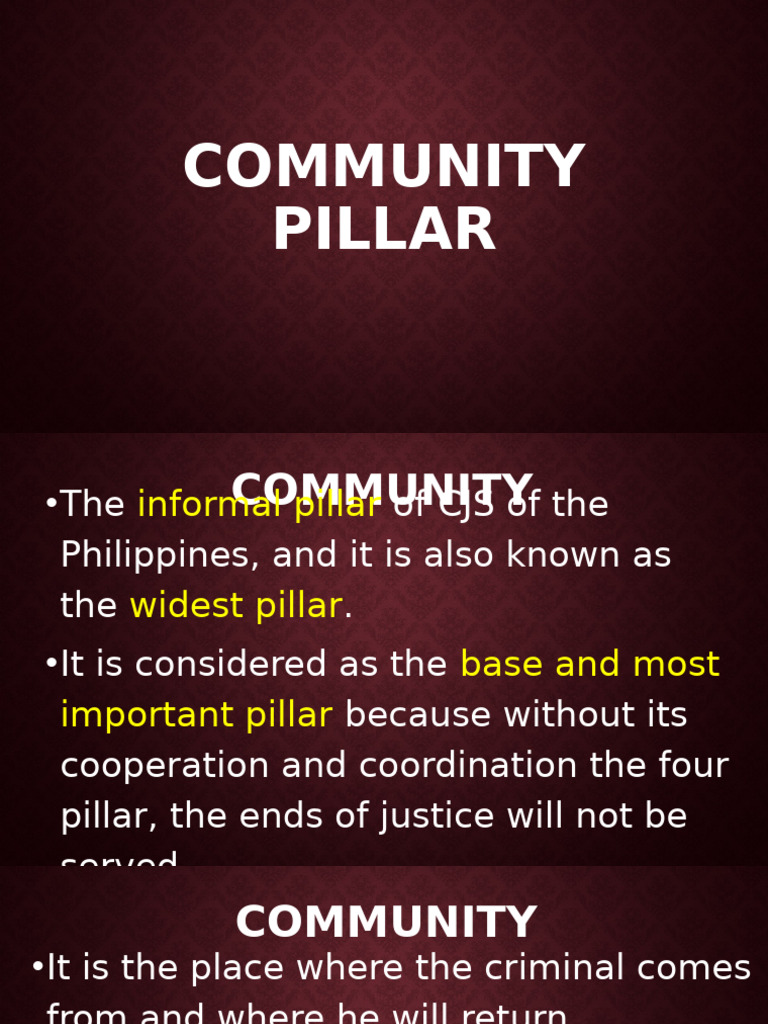 Community Pillar | PDF