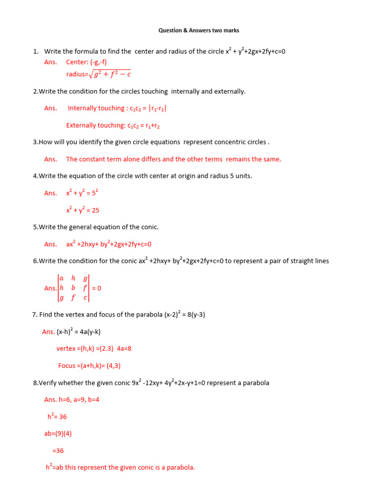 Practical Qp Two Marks _1 | PDF | Mathematical Objects | Elementary Geometry