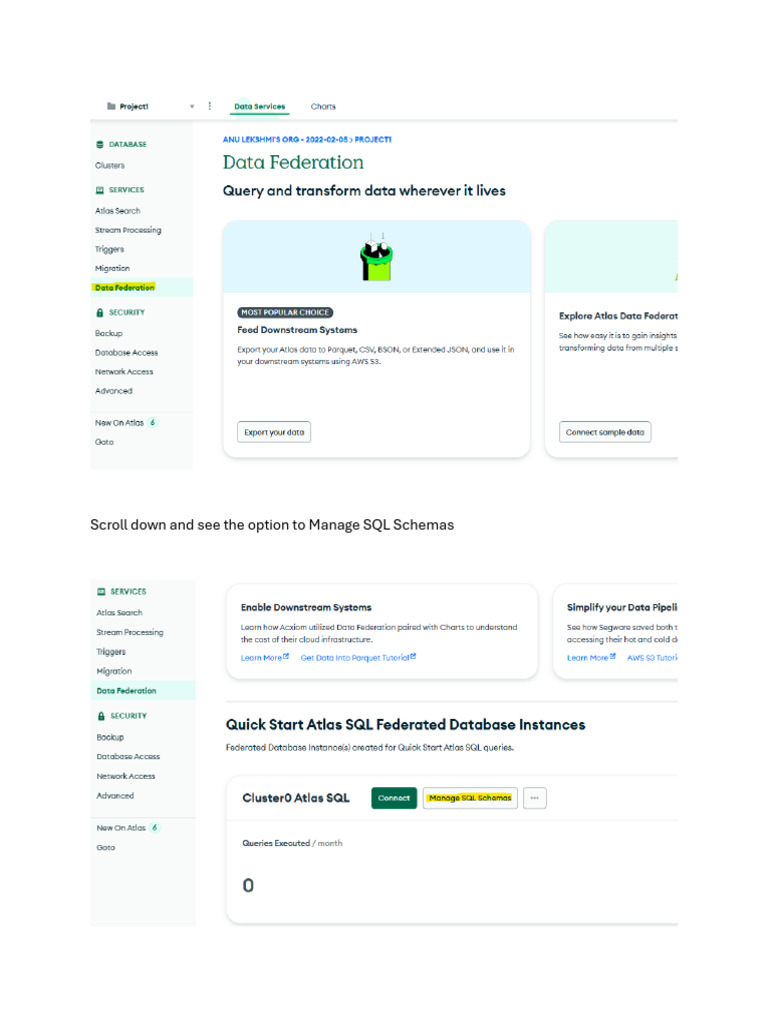 How to Manage SQL Schemas | PDF