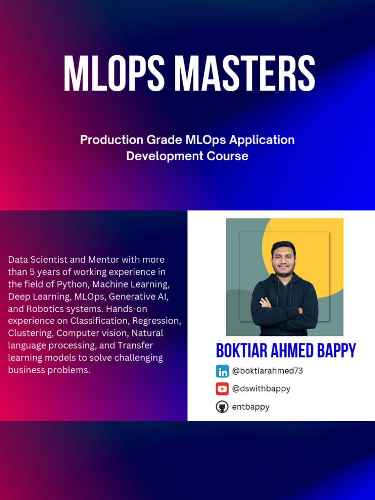 MLOPS Masters PDF 6SQer | PDF