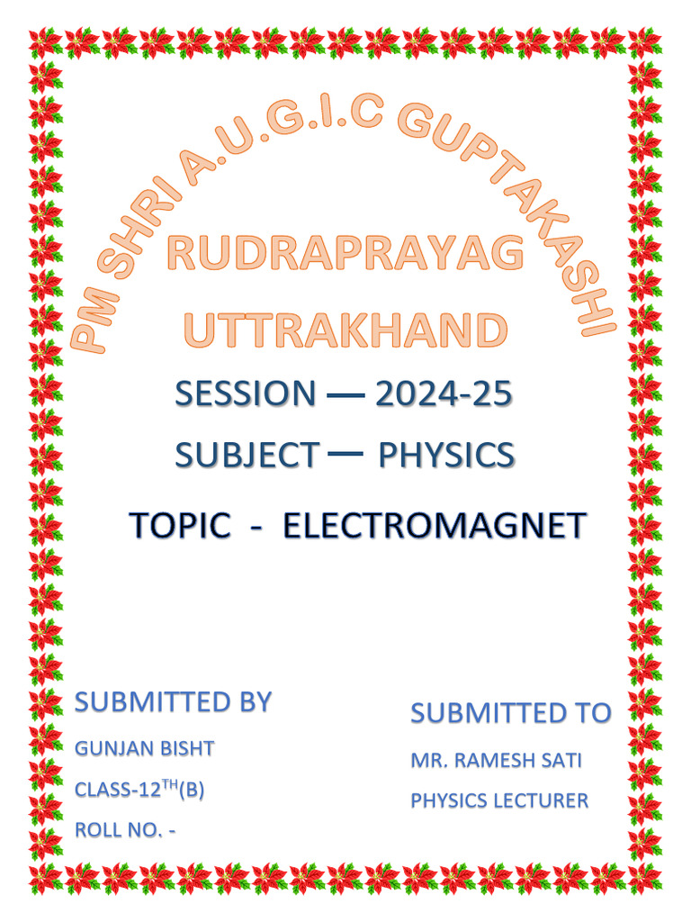 Cover Page Phy | PDF