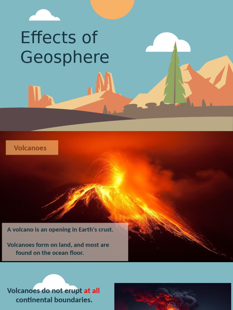 Effects of Geosphere Part 2 | PDF | Soil | Volcano