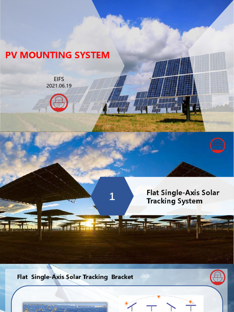 PV Mounting System Eifs210619 | PDF | Photovoltaics | Rotation