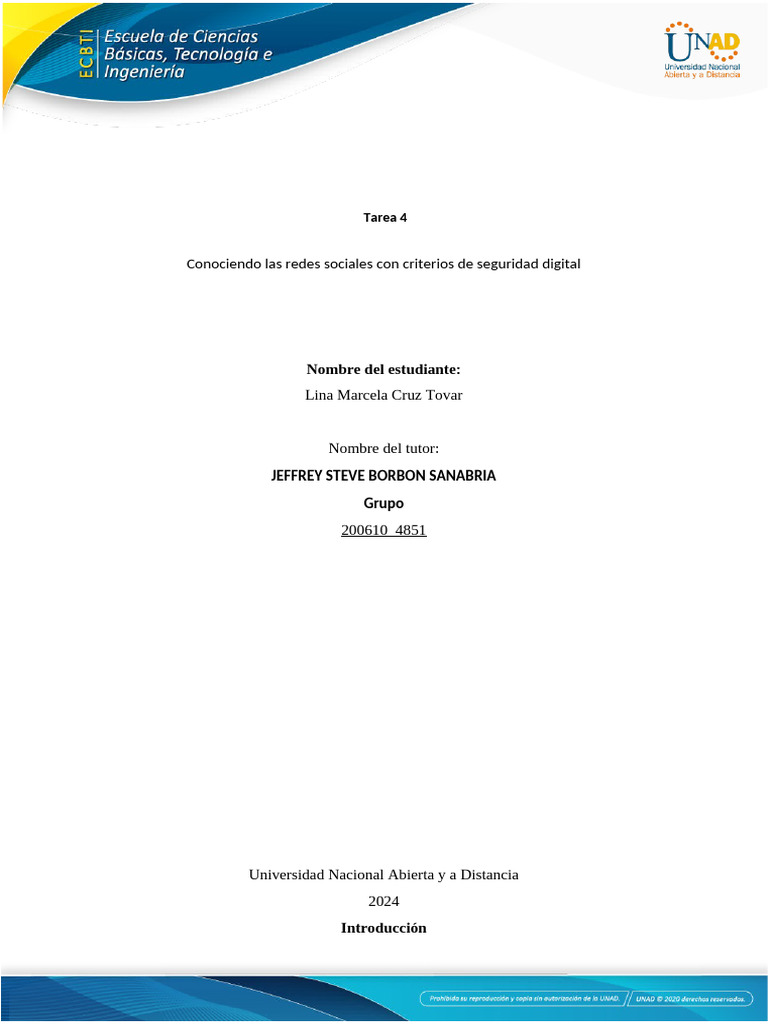 Anexo 4 Formato Entrega Tarea4 | PDF | Informática