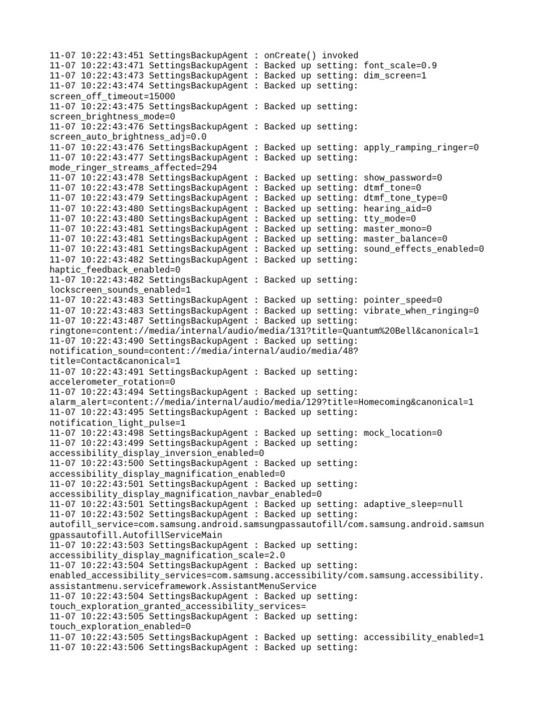 settingsprovider | PDF | Software | System Software