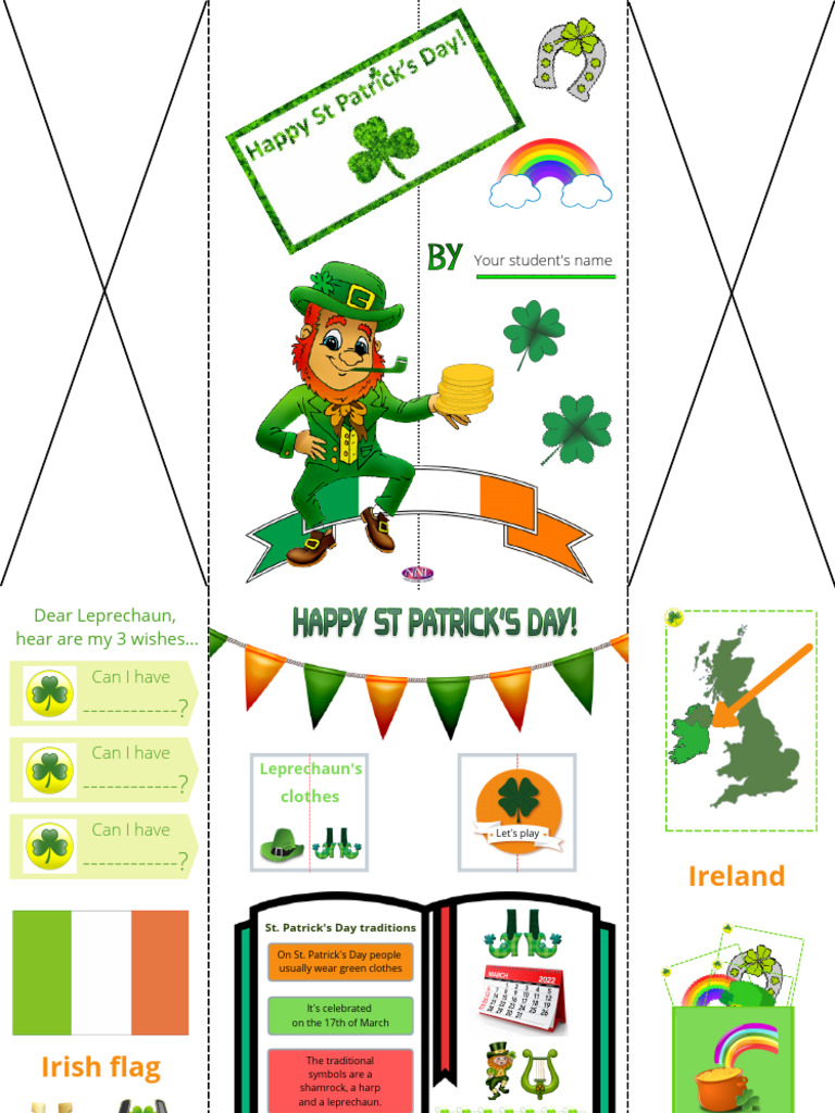 Lapbook St. Patrick's Day | PDF