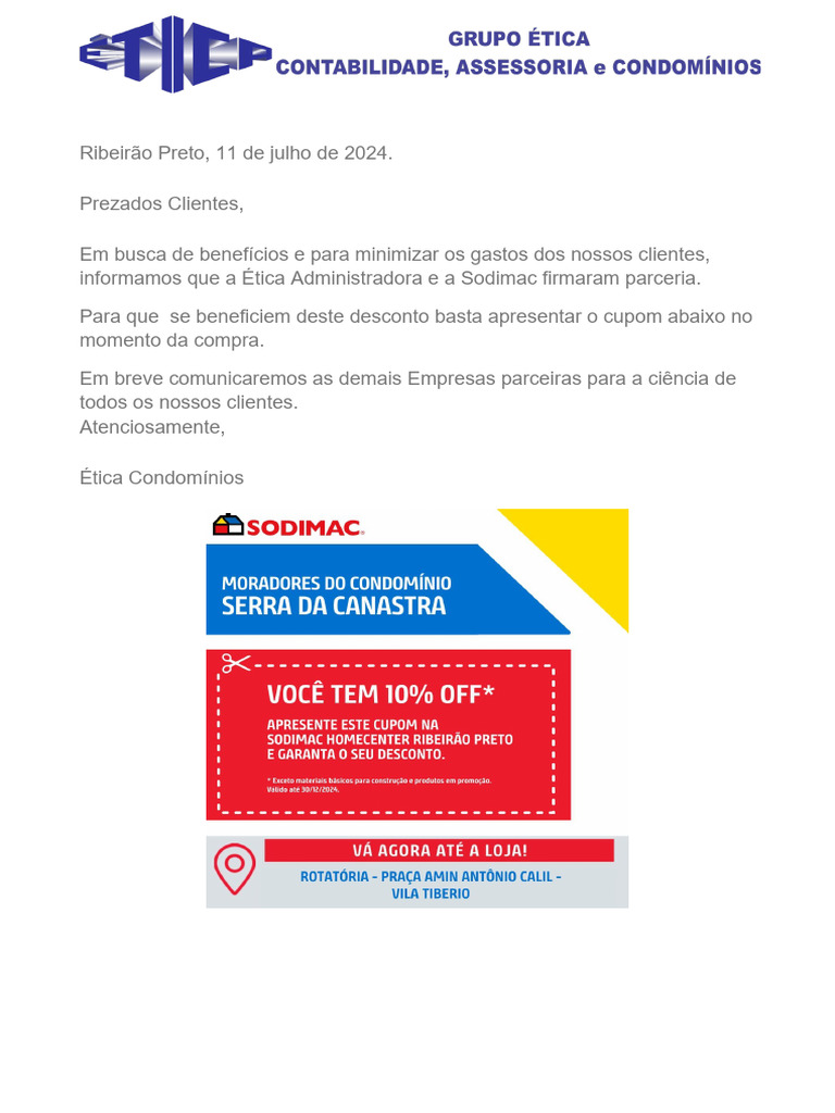 Cupom Parceria | PDF