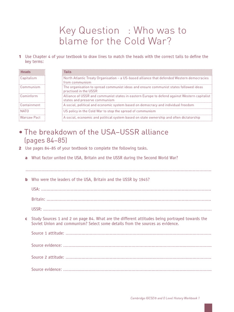 1 USA-USSR Alliance and YALTA CONFERENCE Activities | PDF | Communism ...