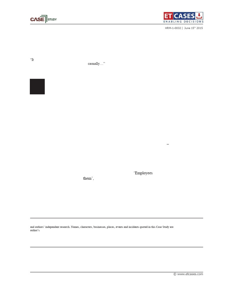 Recruitment Fiasco at Citpr Ltd. - Case Study 2 | PDF | Business