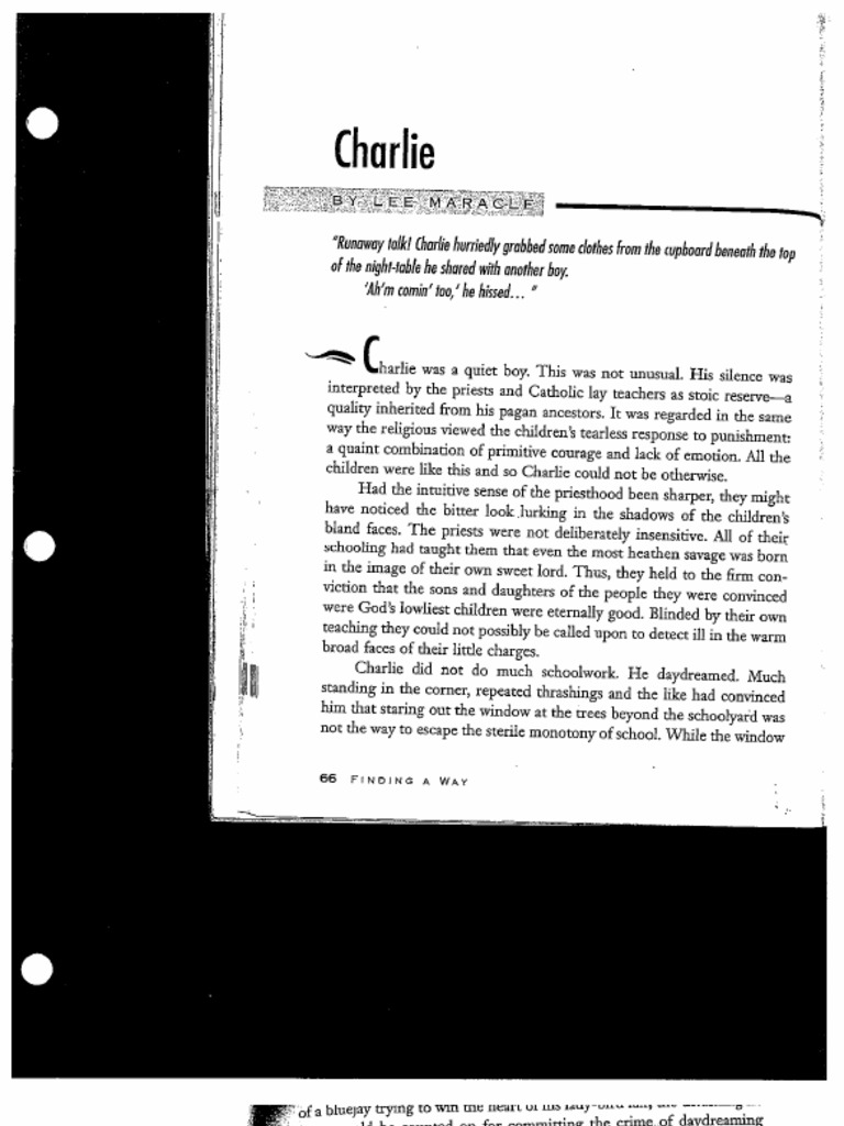 Lesson 4 - Charlie Lee Maracle (Text) | PDF