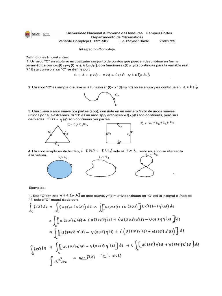 Integración Compleja | PDF