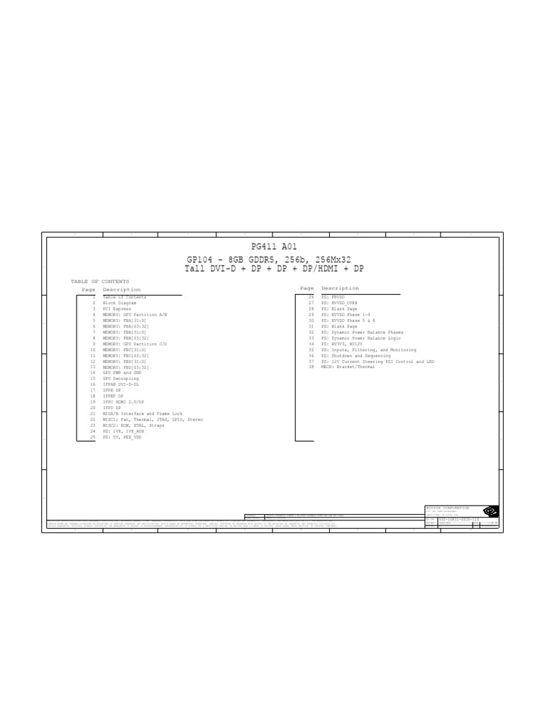 GTX_1070Ti_PG411_Rev_A00_6 | PDF | Computer Engineering | Electronics