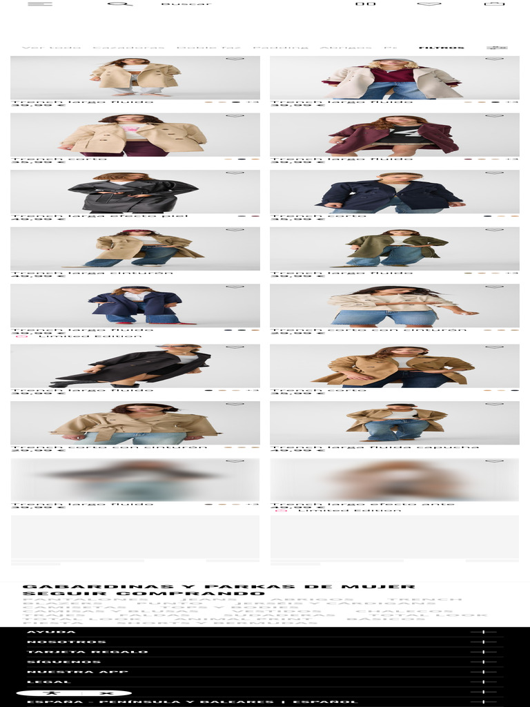 Gabardinas y Parkas de Mujer Stradivarius España | PDF