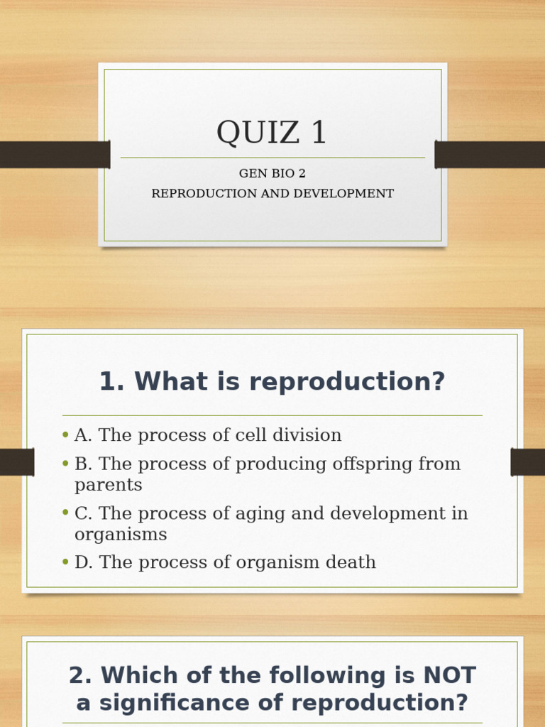 Reproduction and Development Quiz | PDF | Fertilisation | Flowers