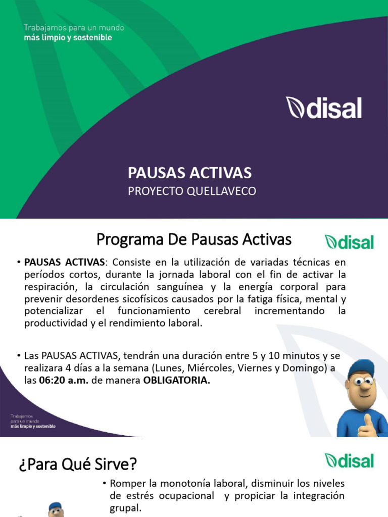 PAUSAS ACTIVAS | PDF
