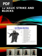 12 Basic Strike of Arnis | PDF | Individual Sports | Combat Sports
