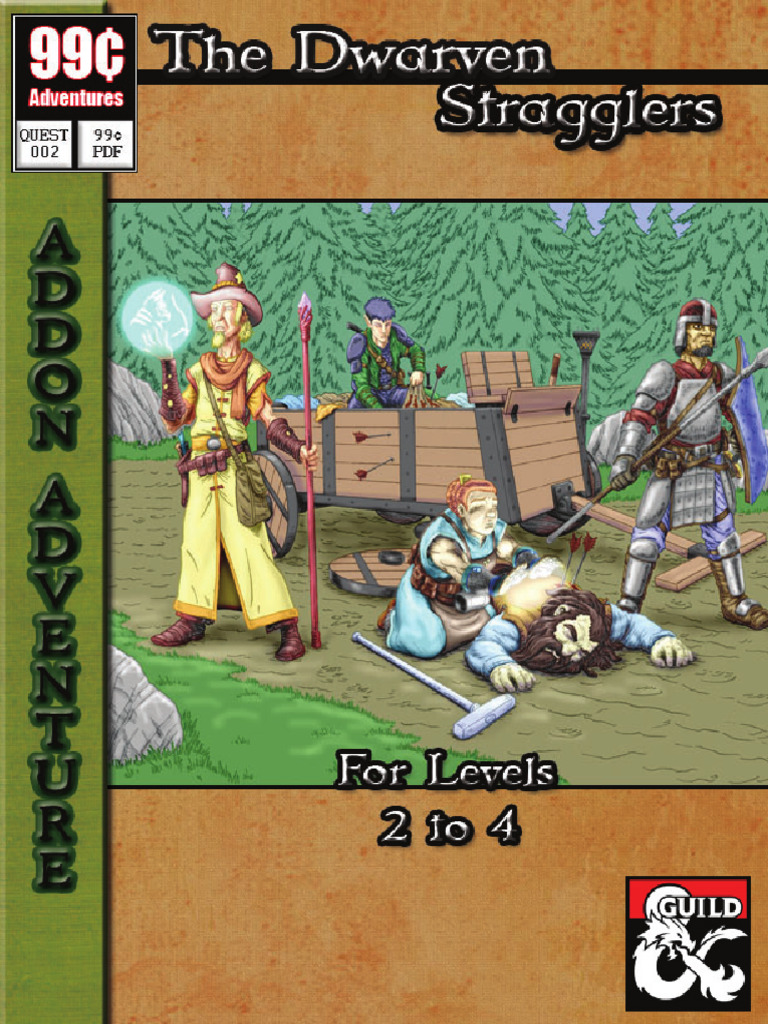 99 Cent Adventures - The Dwarven Stragglers | PDF | Dwarf (Dungeons ...