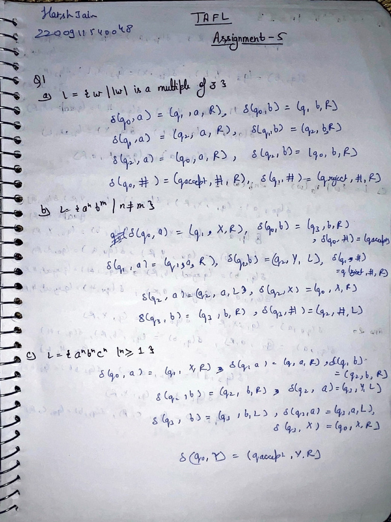 Tafl Assignment 5 | PDF