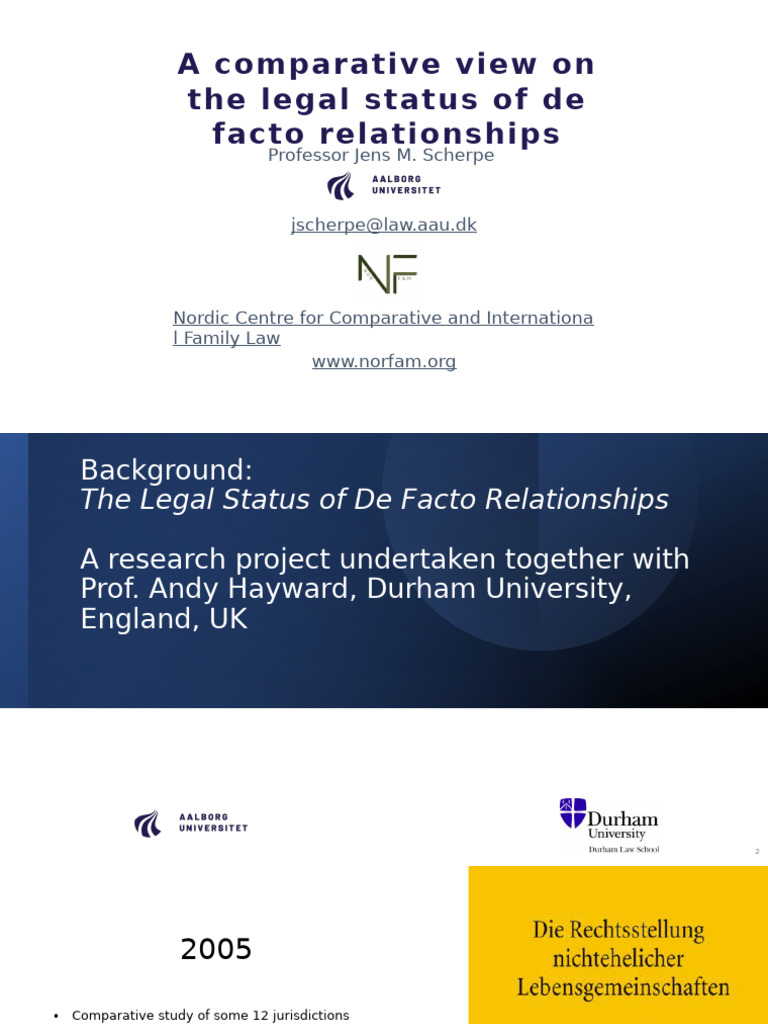 Scherpe de Facto - Montevideo | PDF | Inheritance | Marriage