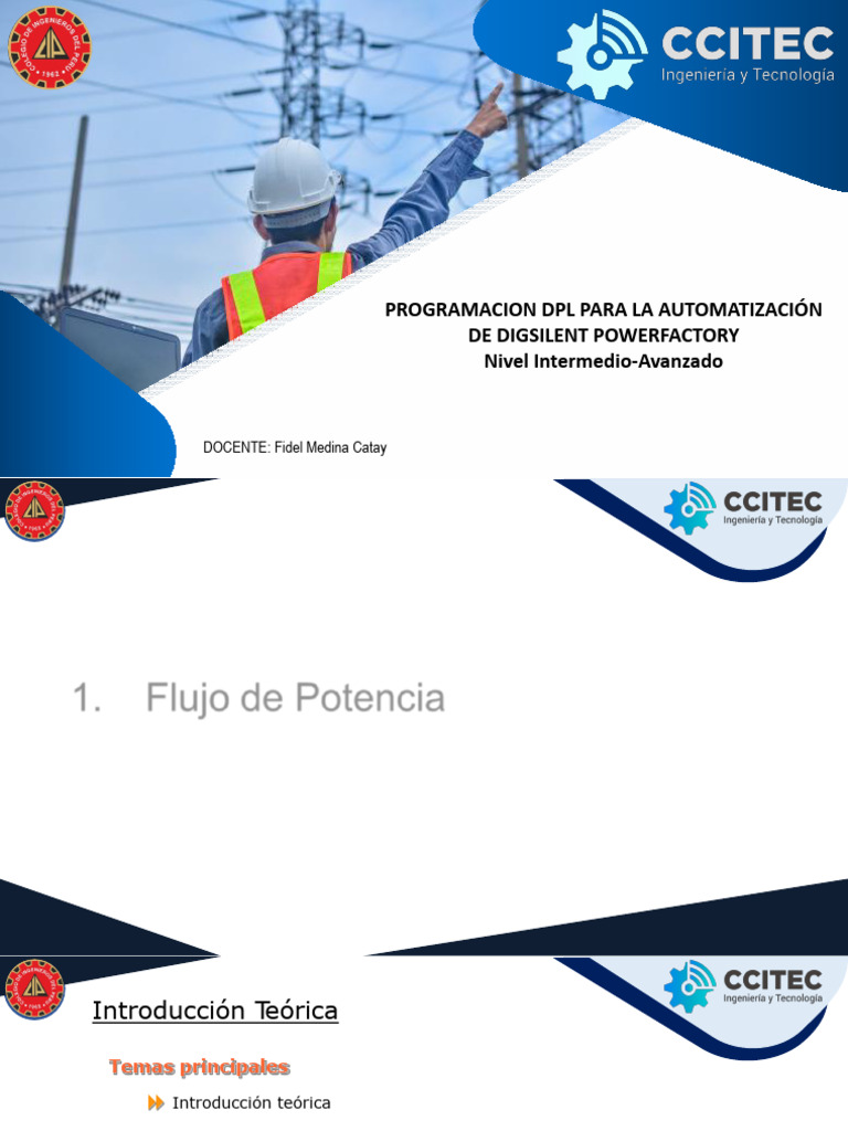Flujo de Potencia - Digsilent Basico | PDF | Energia electrica | Ecuaciones