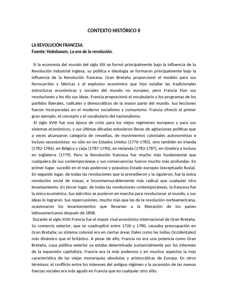 CONTEXTO (2) | PDF | Nación | Napoleón