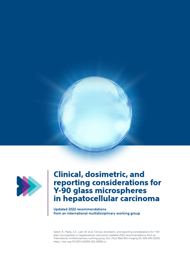 Y-90 TheraSphere Dosimetry Guidelines | PDF | Radiation Therapy | Dosimetry