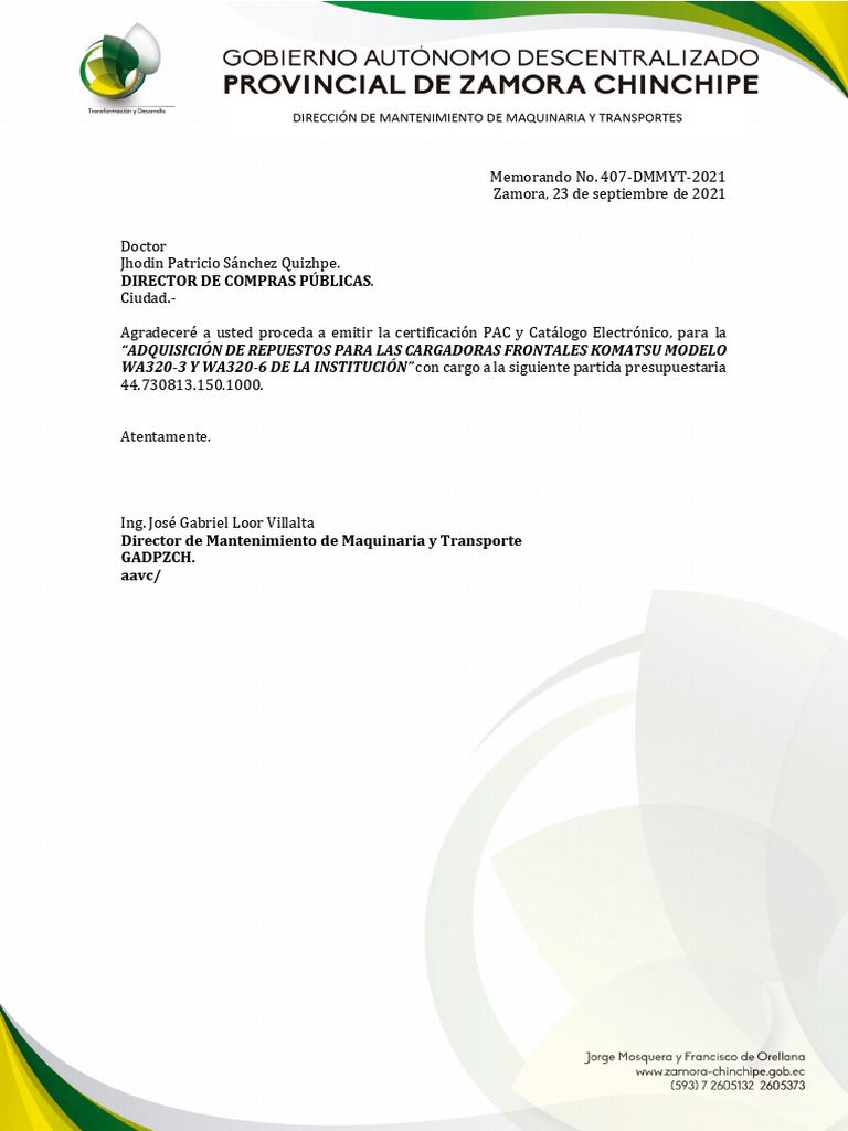 Memo 407 CPP | PDF