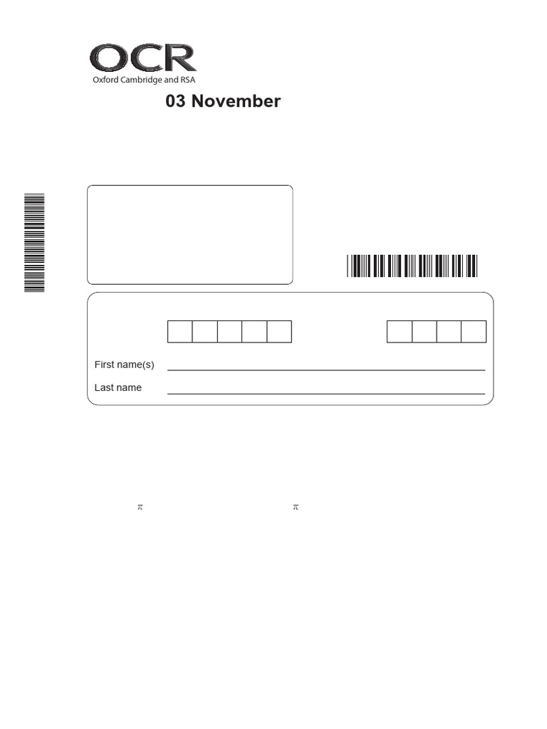GCSE Higher Tier Maths Exam Paper | PDF | Significant Figures | Speed