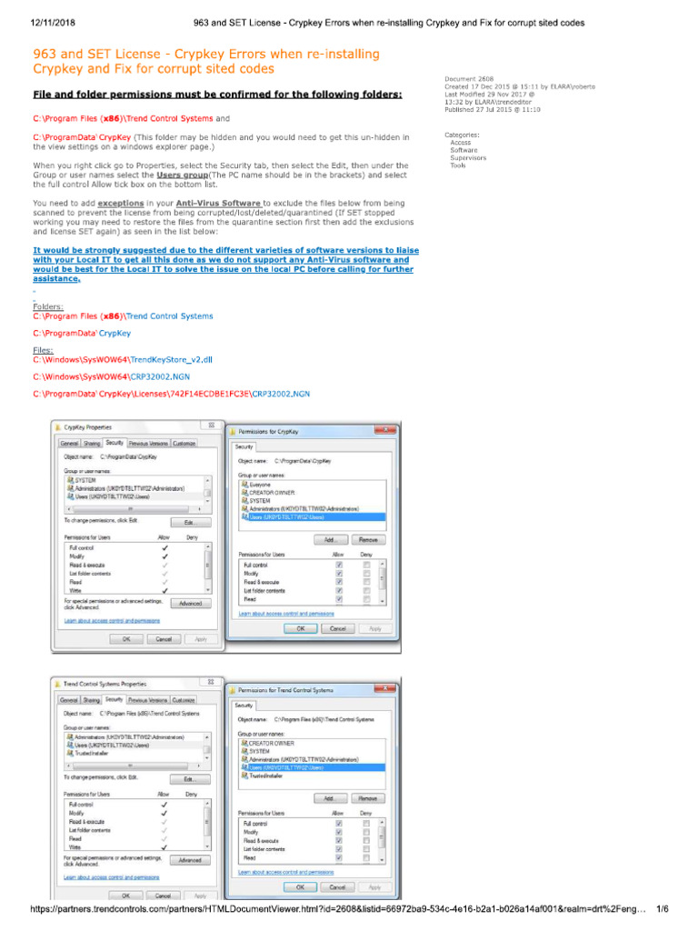 Crypkey Errors | PDF