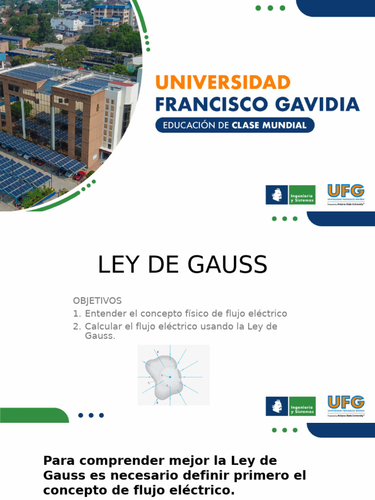 LEY DE GAUSS | PDF | Flujo | Campo eléctrico