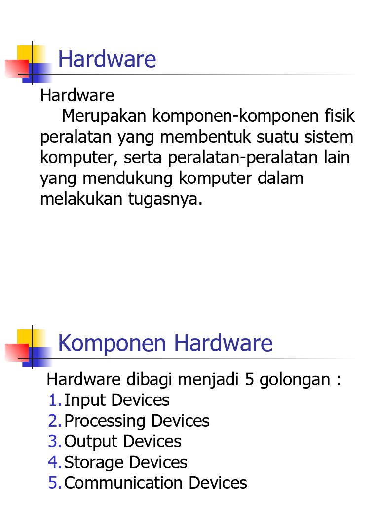 Tentang Software, Hardware Brainware - PPT 20240925 082911 0000 | PDF